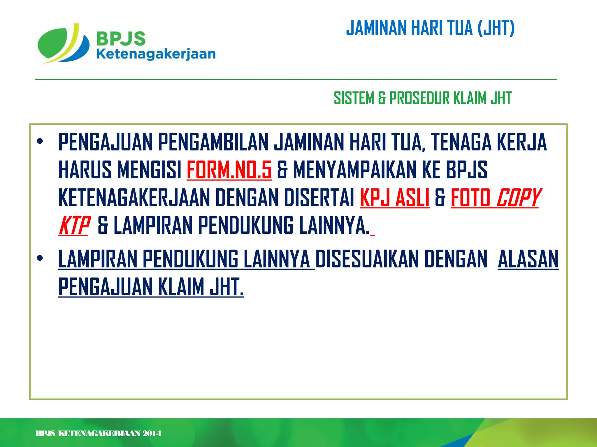 Materi bpjs ketenagakerjaan 23042014 | PPT