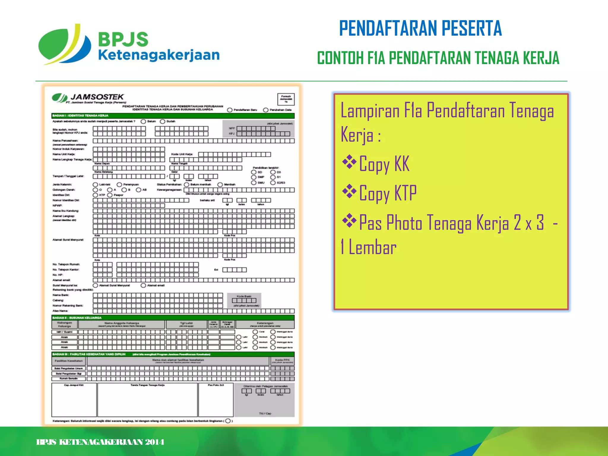 Materi bpjs ketenagakerjaan 23042014 | PPT