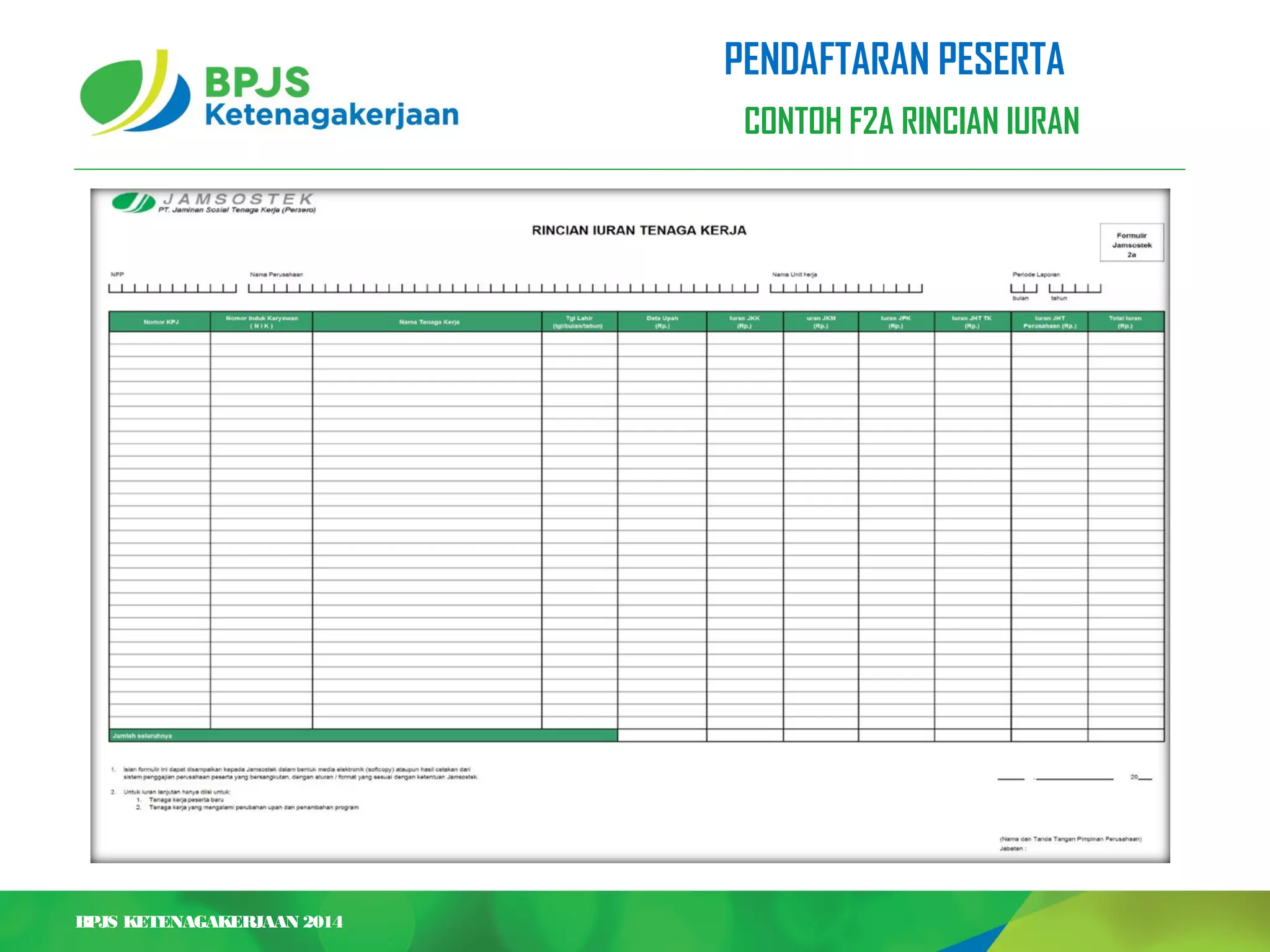 Materi bpjs ketenagakerjaan 23042014 | PPT