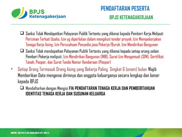 Materi bpjs ketenagakerjaan 23042014 | PPT