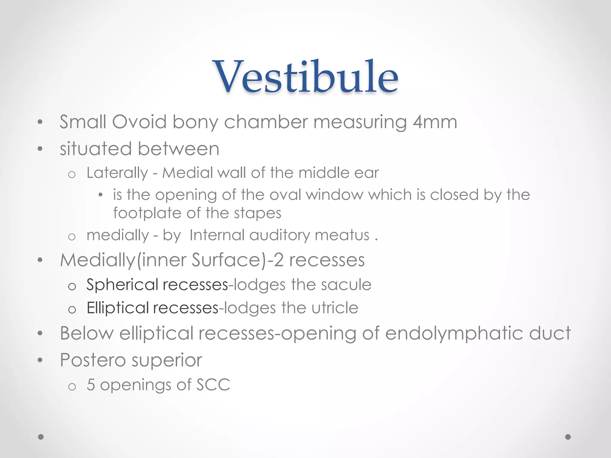 Anatomy of inner ear | PPTX