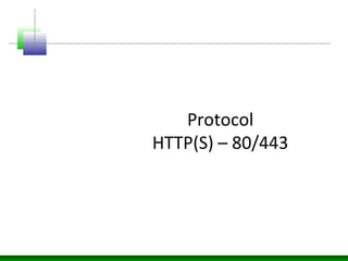 Http Protocol And Streams Security Ppt
