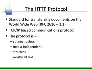 Http Protocol And Streams Security Ppt