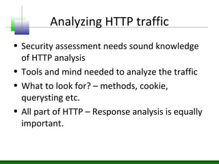 HTTP protocol and Streams Security | PPT