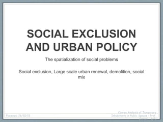 Urban marginality | PPT