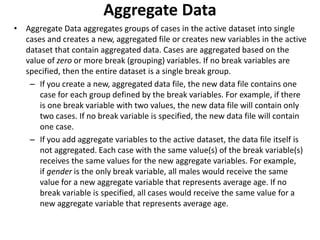3. chapter iii(aggregate data) | PPTX | Databases | Computer Software ...