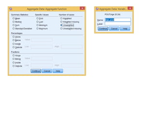 3. chapter iii(aggregate data) | PPTX | Databases | Computer Software and Applications