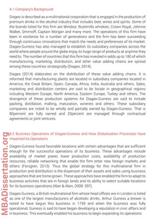 MBA Dissertation Sample on Globalization | PDF | Large Business | Business