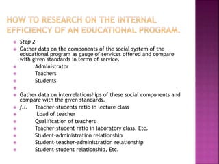 THE USE OF THE SYSTEMS APPROACH IN THE EVALUATION OF A SCHOOL SYSTEM | PPTX