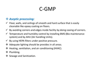 c gmp (current good manufacturing practices) | PPTX