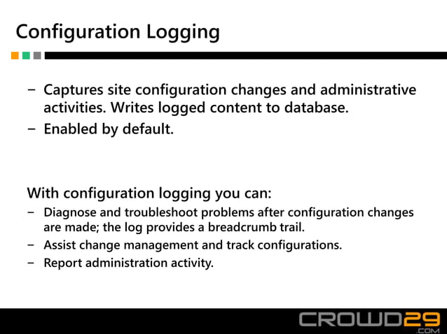 Citrix XenDesktop Configuration Logging | PPTX