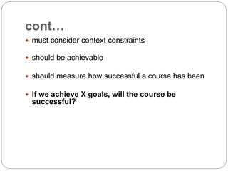 Goals and objectives | PPT