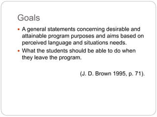 Goals and objectives | PPT