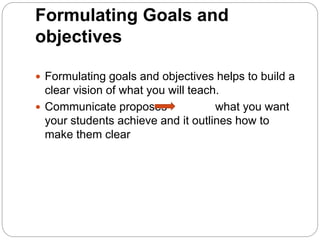 Goals and objectives | PPT