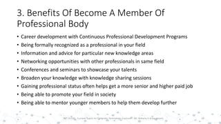 Professional bodies in IT | PPTX