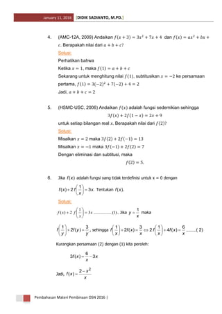 3. persamaan fungsi | PDF
