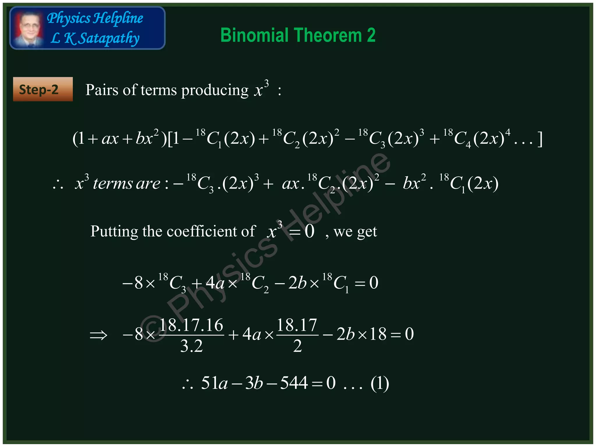 Binomial Theorem 2 | PPTX | Physics | Science