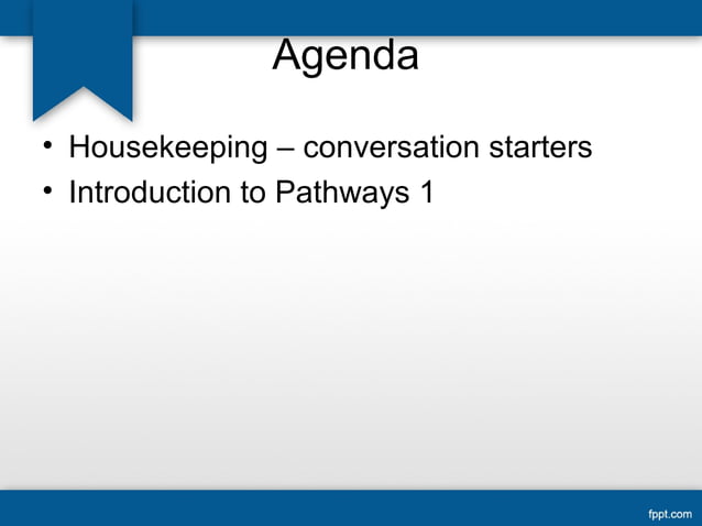 3. pathways 1 introduction | PPT