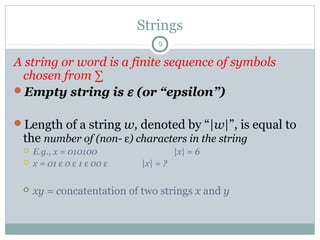 Intro automata theory | PPT