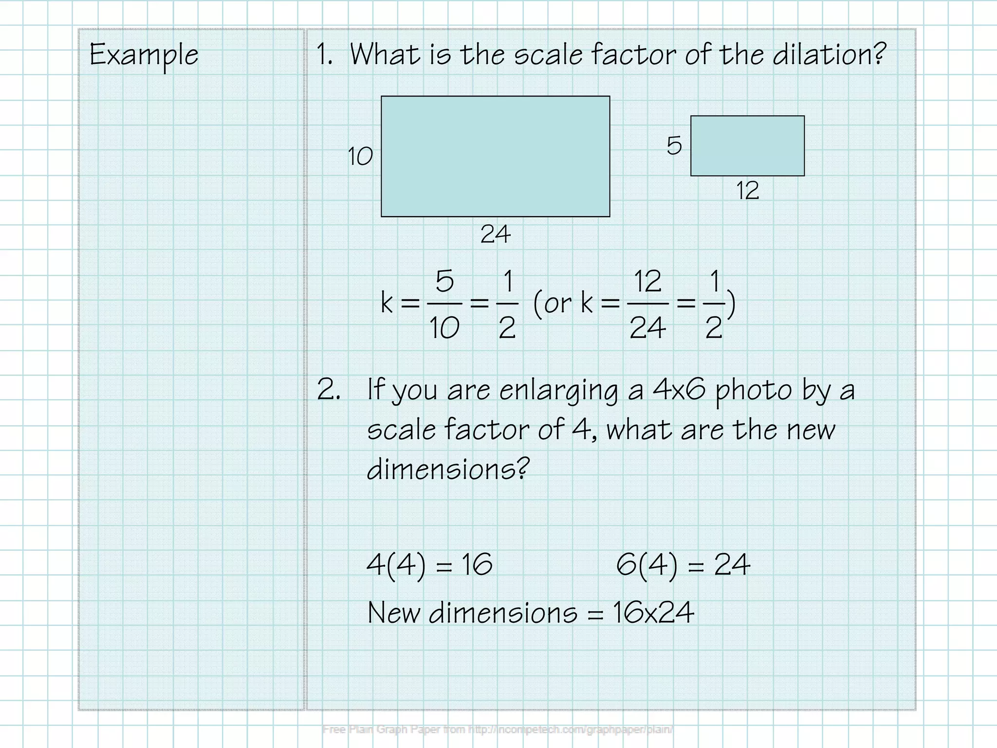 3.8.1 Dilations and Scale Factor | PDF