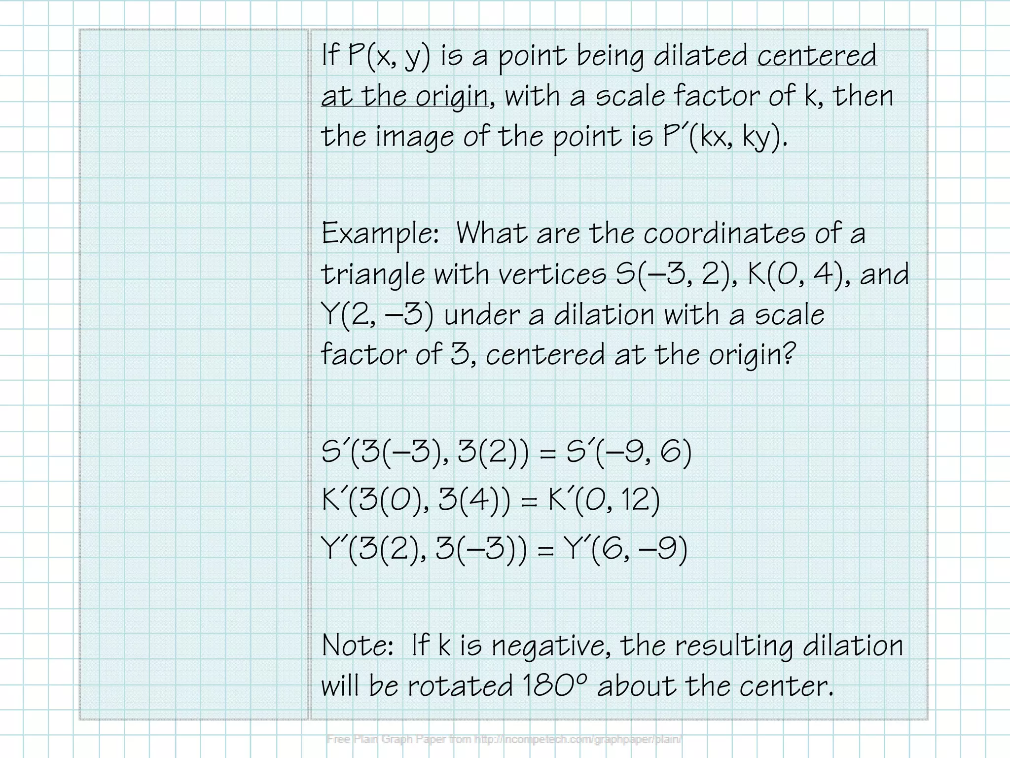 3.8.1 Dilations and Scale Factor | PDF