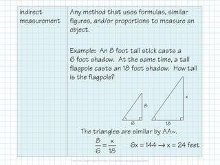3.8.3 Similar Triangle Properties | PDF