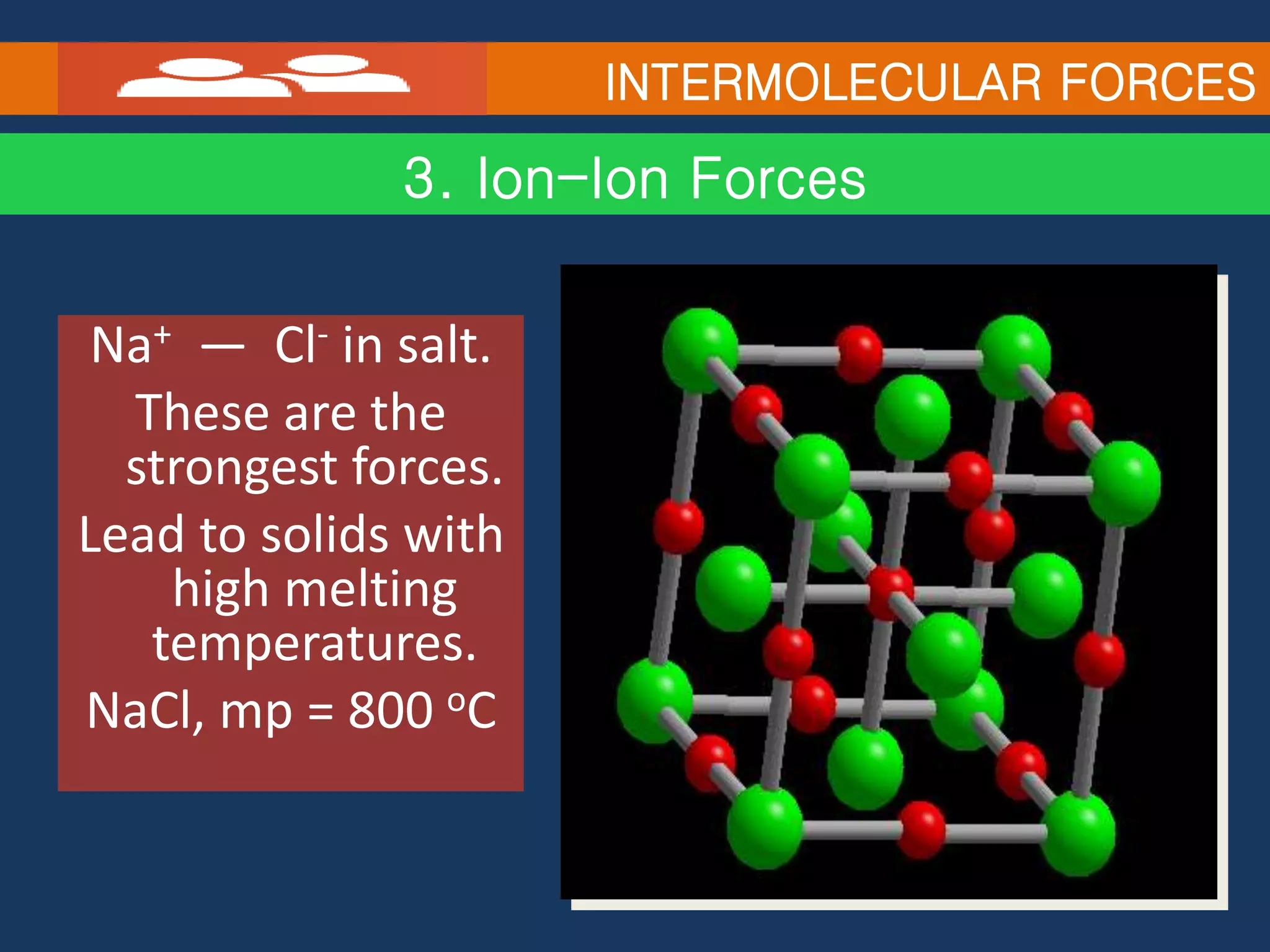 Intermolecular Forces | PPTX