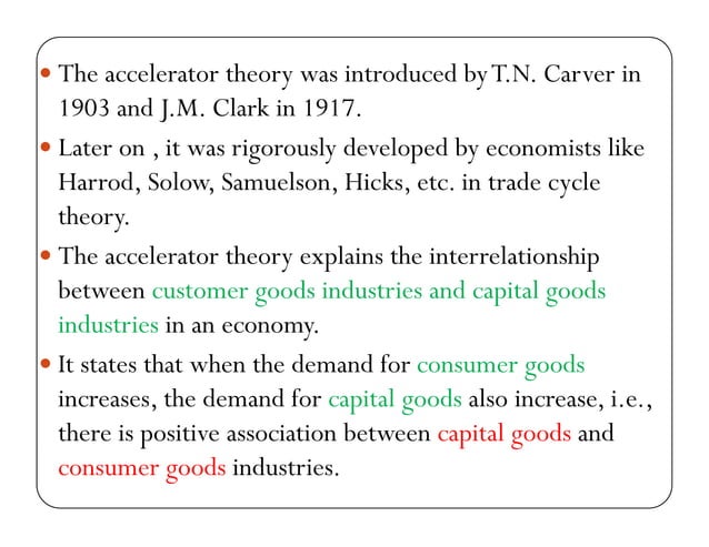 Accelerator Theory | PDF | Stocks and Bonds | Personal Investing