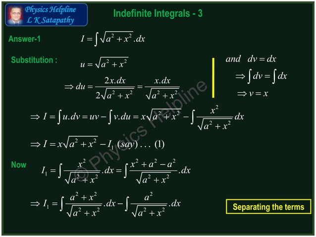 Indefinite Integral 3 | PPT