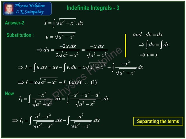 Indefinite Integral 3 | PPT