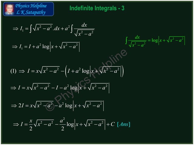 Indefinite Integral 3 | PPT