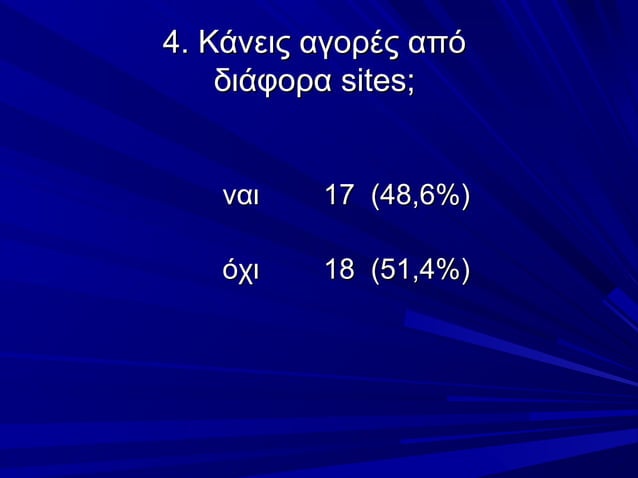 ΣΥΝΗΘΕΙΕΣ ΜΑΘΗΤΩΝ ΣΤΟ ΔΙΑΔΙΚΤΥΟ - ΕΡΩΤΗΜΑΤΟΛΟΓΙΟ | PPT