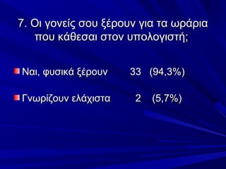 ΣΥΝΗΘΕΙΕΣ ΜΑΘΗΤΩΝ ΣΤΟ ΔΙΑΔΙΚΤΥΟ - ΕΡΩΤΗΜΑΤΟΛΟΓΙΟ | PPT