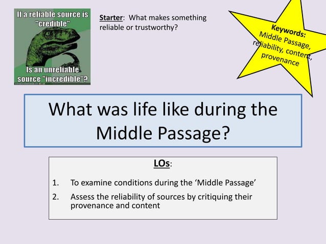 3. the middle passage | PPT