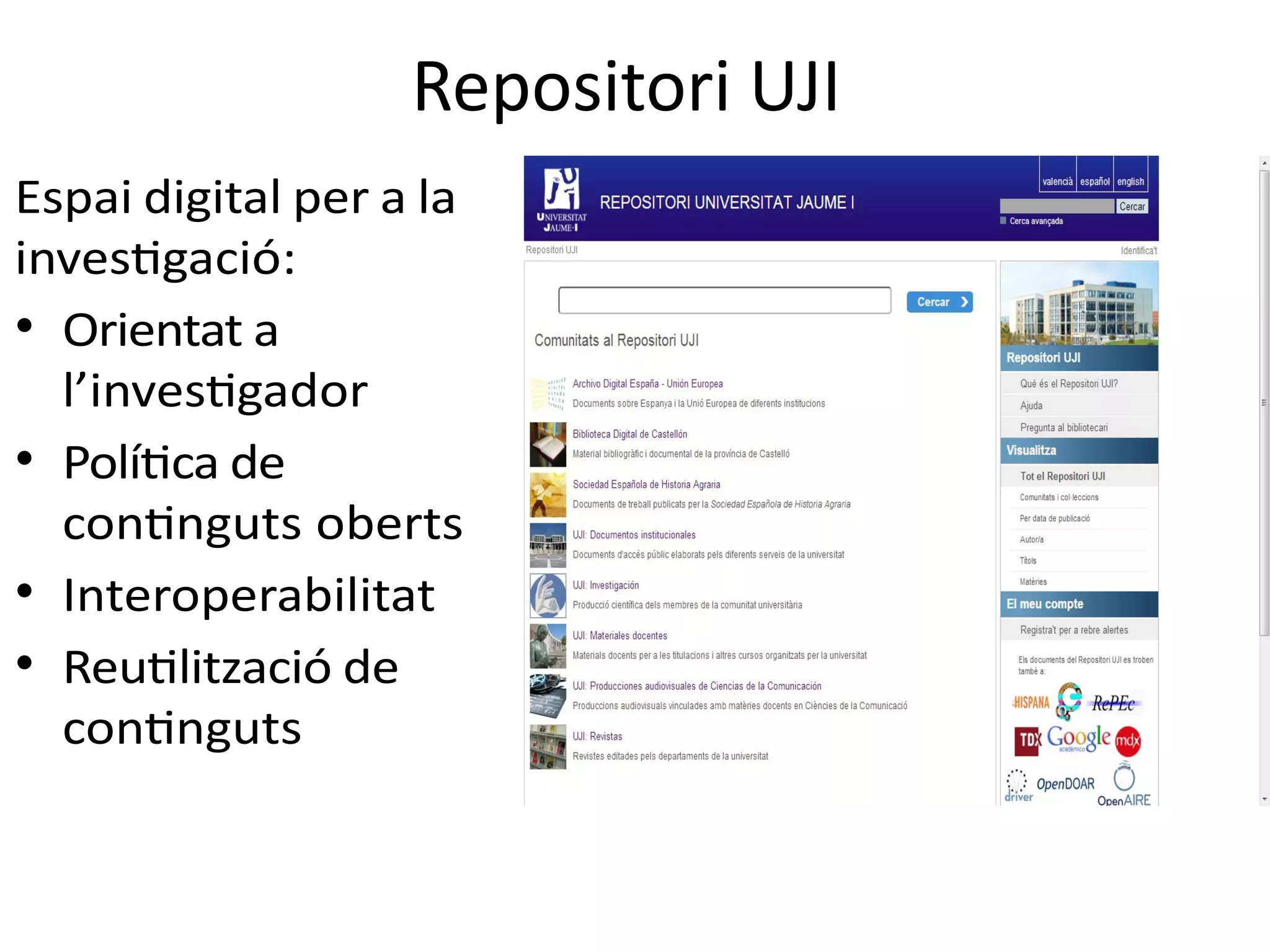 El Repositori UJI per al PDI | PDF