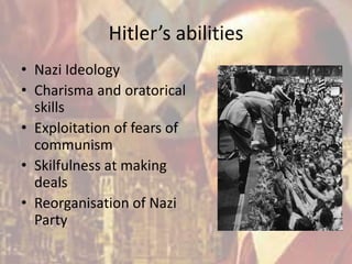 Sec 3N Hist (Elec) Chapter 3.2: Hitler's Germany (Hitler's rise to ...