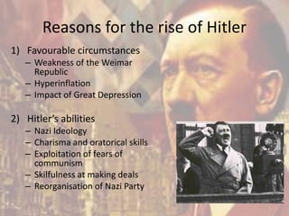 Sec 3N Hist (Elec) Chapter 3.2: Hitler's Germany (Hitler's rise to ...
