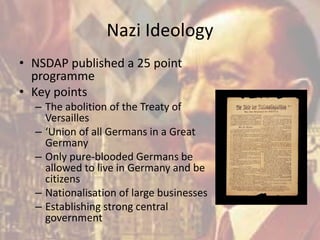 Sec 3N Hist (Elec) Chapter 3.2: Hitler's Germany (Hitler's rise to ...