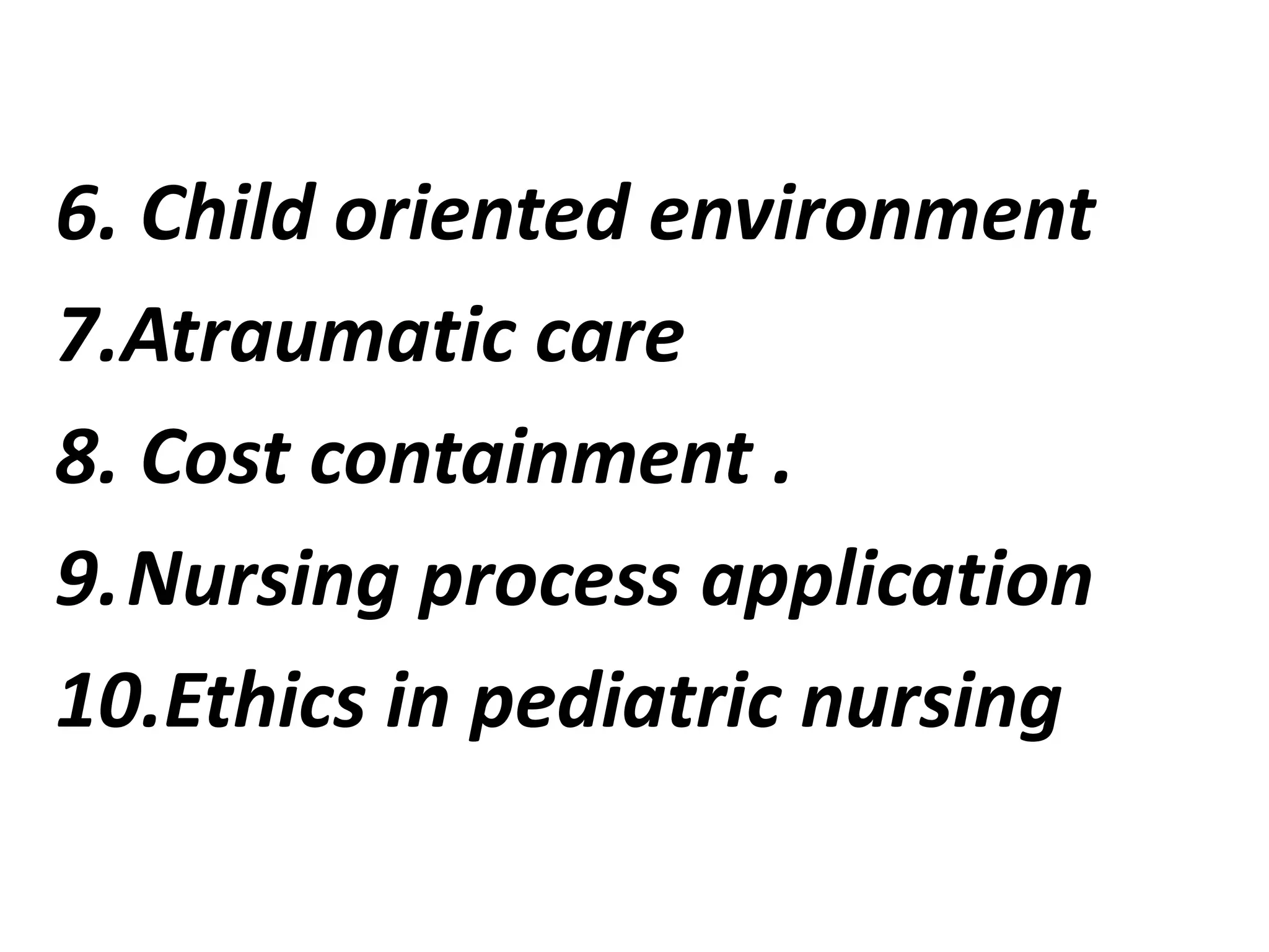 Current trends in pediatric nursing | PPTX
