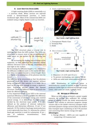 PV –Fed Led Lighting Systems | PDF | Physics | Science