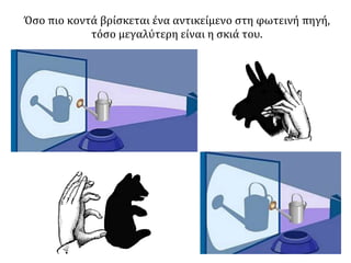 φως σκιες | PPT