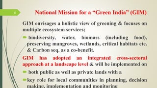 N.H. Ravindranath - Greening india mission; landscape management ...