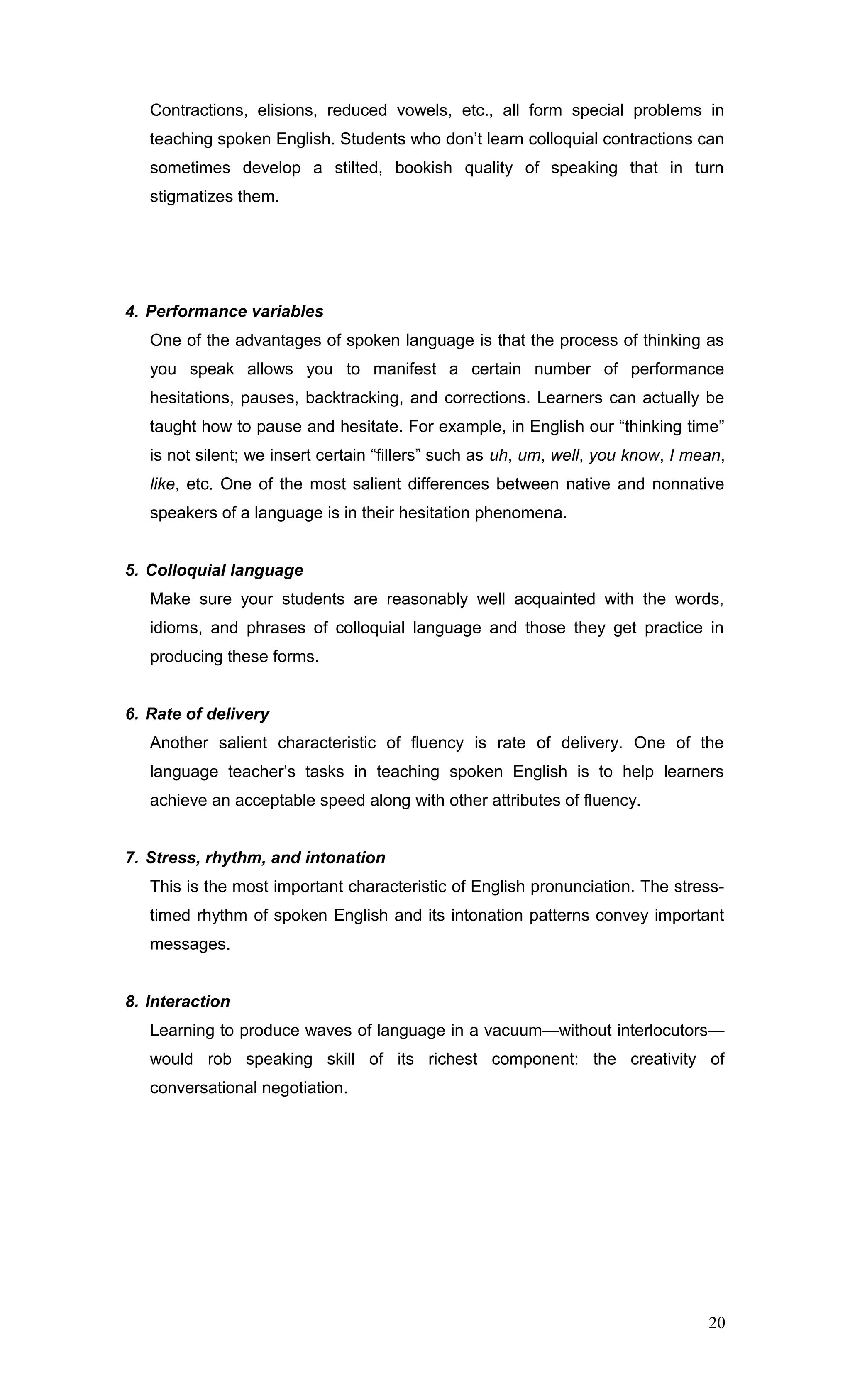 Teaching Listening and Speaking (3 of 16) | DOC