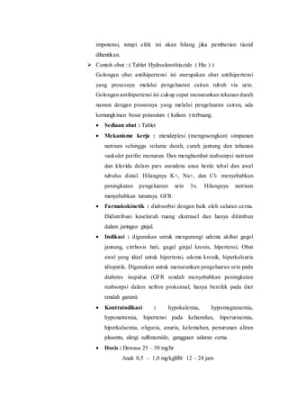 FARMAKOLOGI HIPERTENSI | DOCX