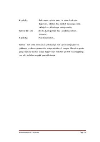 Skenario metode penugasan fungsional | DOCX