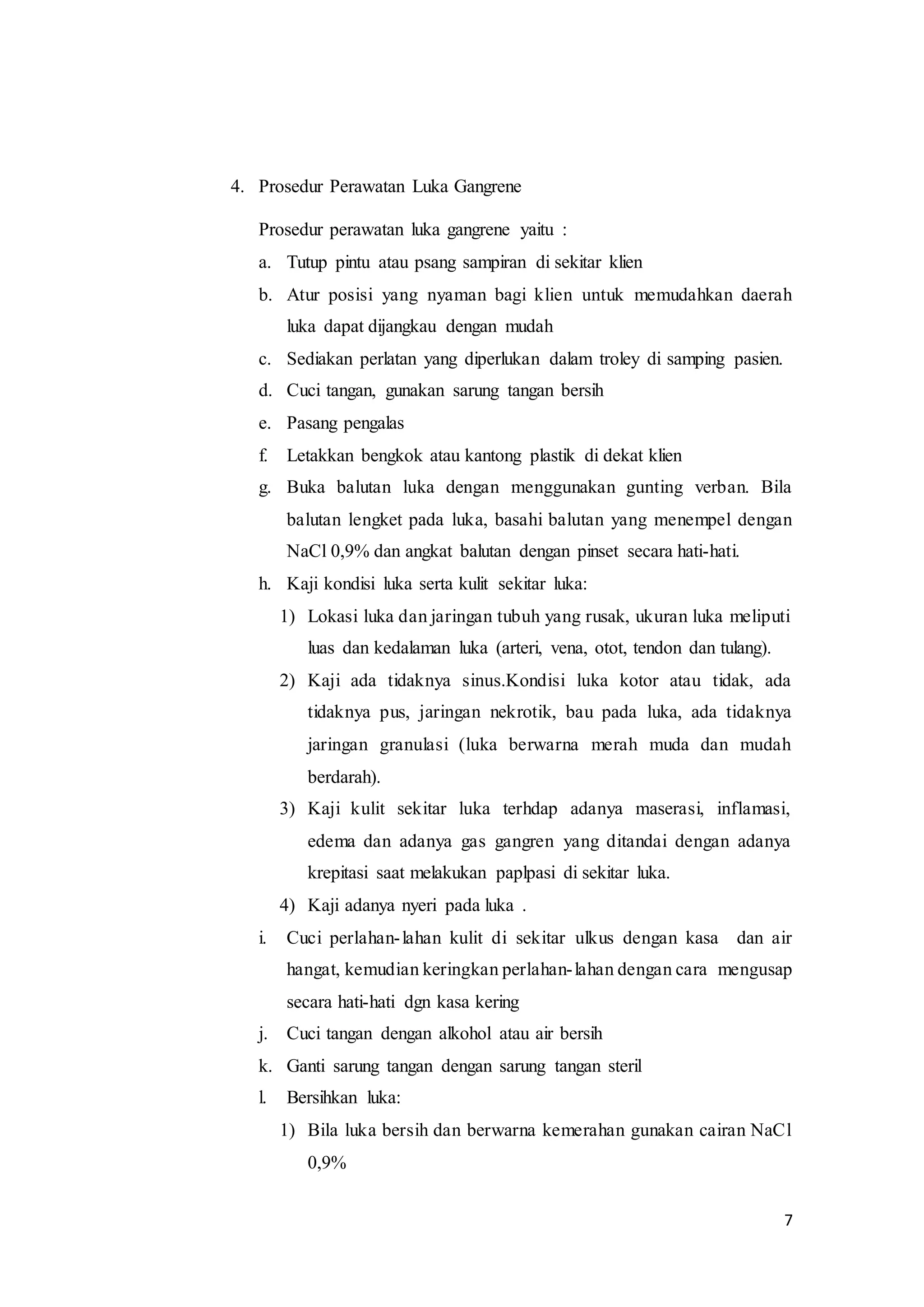 Konsep perawatan luka dekubitus dan gangren | DOCX