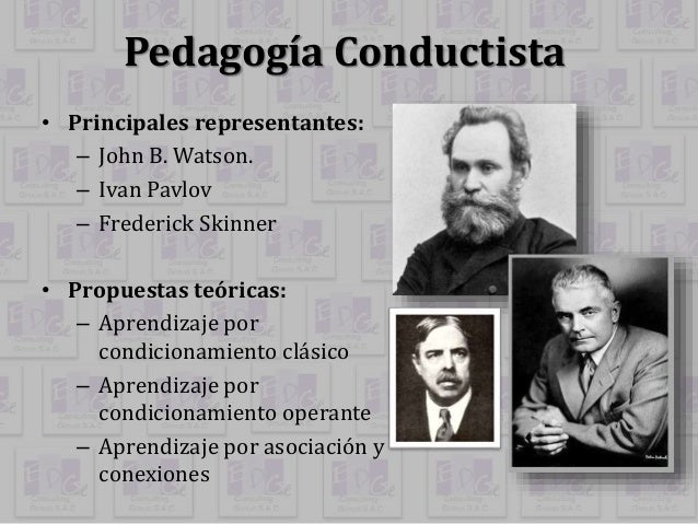 3.1 pedagogía conductista