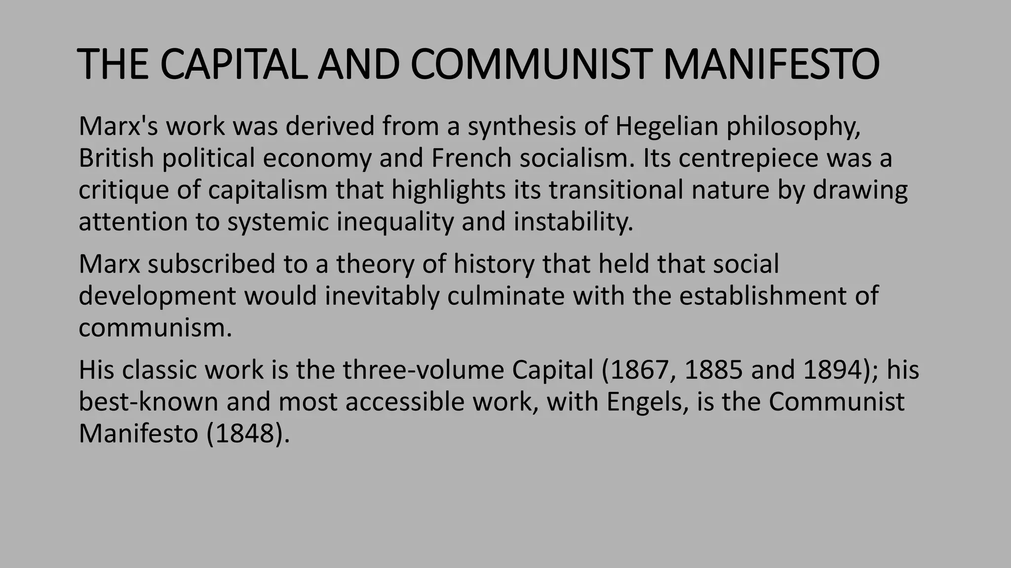 POLITICAL IDEOLOGIES - MARXISM | PPTX