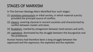 POLITICAL IDEOLOGIES - MARXISM | PPTX
