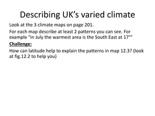 3. uk varied climate | PPTX